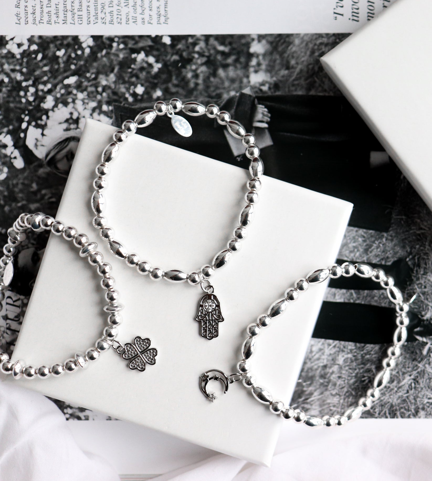 Hamsa Hand Evil Eye Bracelet - Oval Protector – Lu Bella