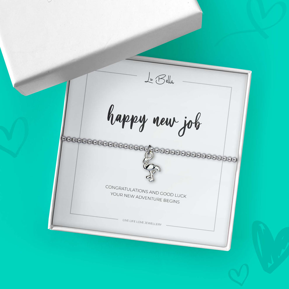 Happy New Job Sentiments Friendship Bracelet | Lu Bella Jewellery